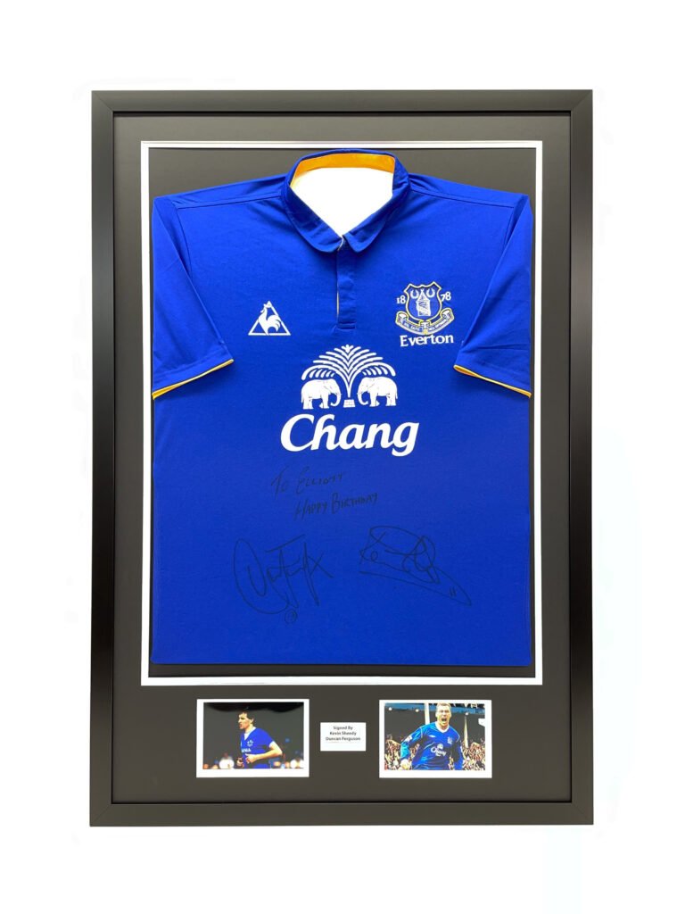 "Platinum Shirt Framing Service | Premium Custom Frames"